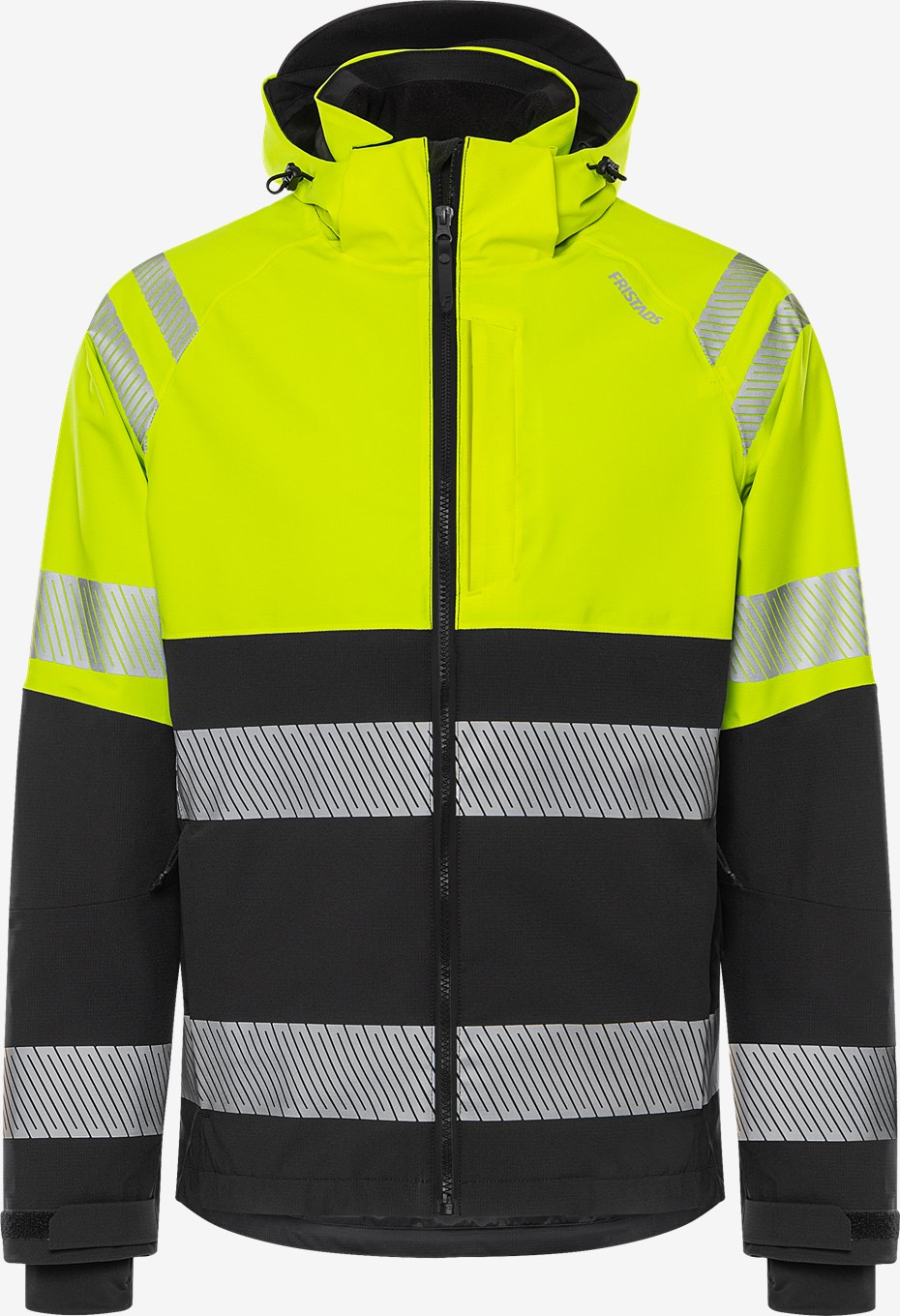 High vis Green stretch shell jacket class 1 4690 GLS