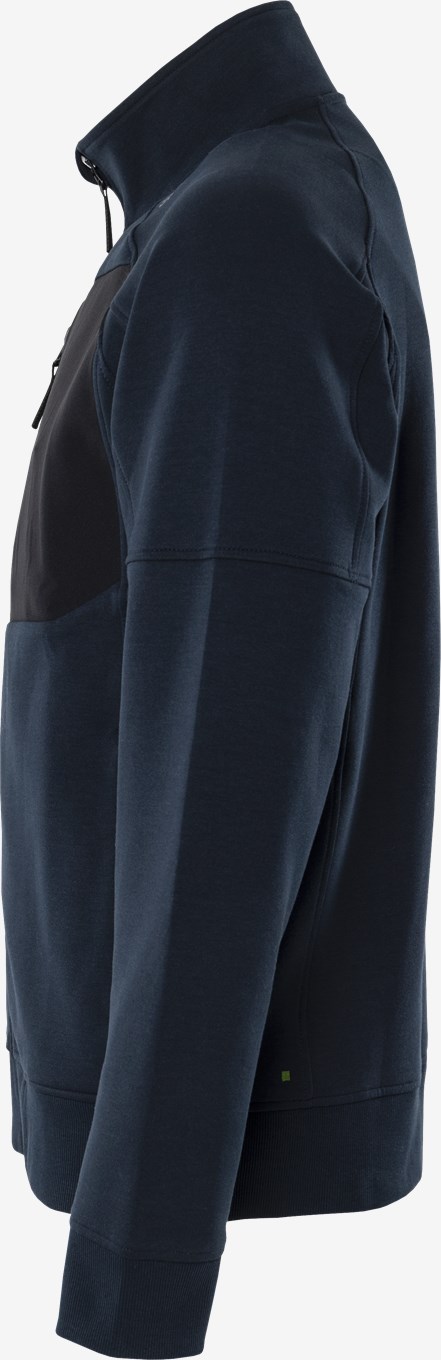 Sweatshirt-jakke 7830 GKI | Mørk Marine | Fristads